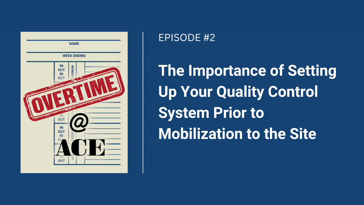 The Importance of Setting Up Your Quality Control System Prior to ...